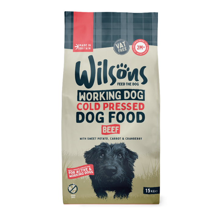 Cold Pressed Working Dog Food | Made in the UK | Wilsons Pet Food